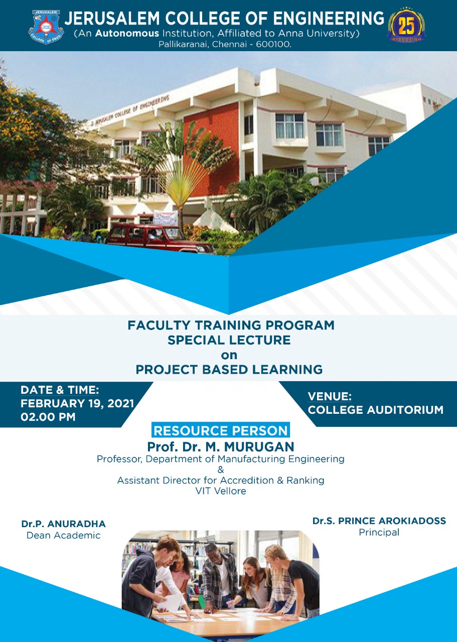 Jerusalem College of Engineering - Best Engineering Colleges In Tamilnadu