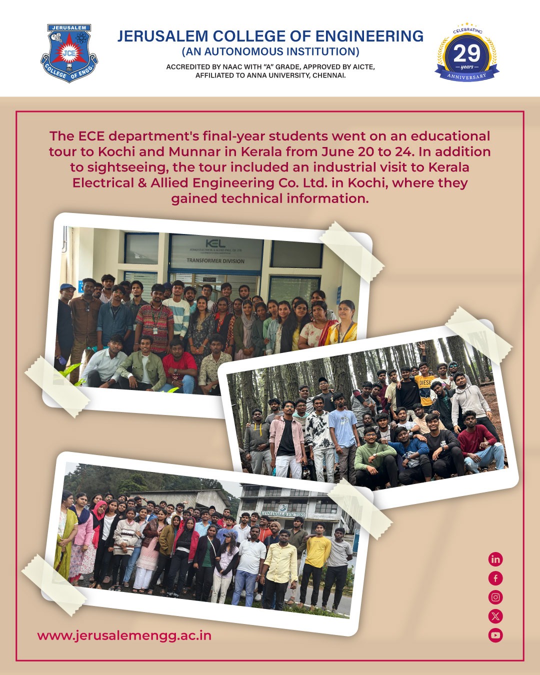 Jerusalem College of Engineering - Best Engineering Colleges In Tamilnadu