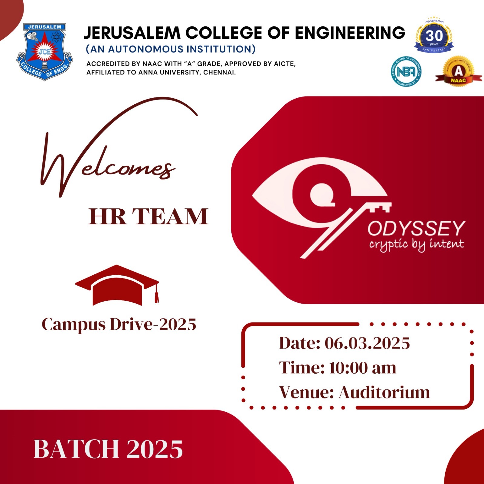 Jerusalem College of Engineering - Best Engineering Colleges In Tamilnadu