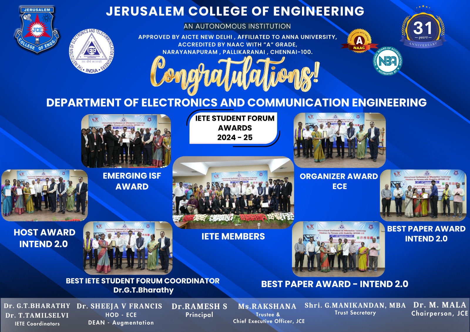 Jerusalem College of Engineering - Best Engineering Colleges In Tamilnadu